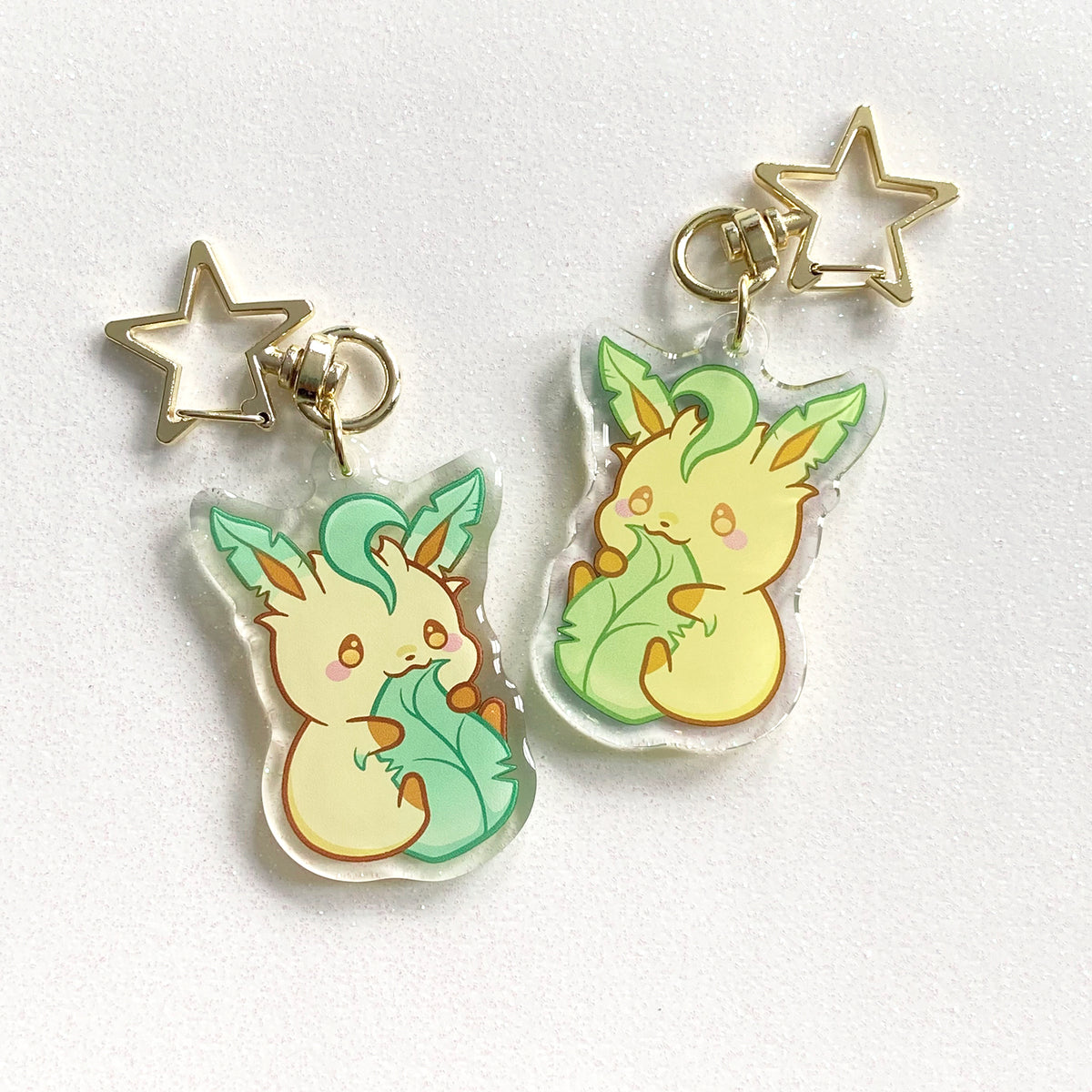 Chubbilution Leafeon Keychain – Jennifayrie