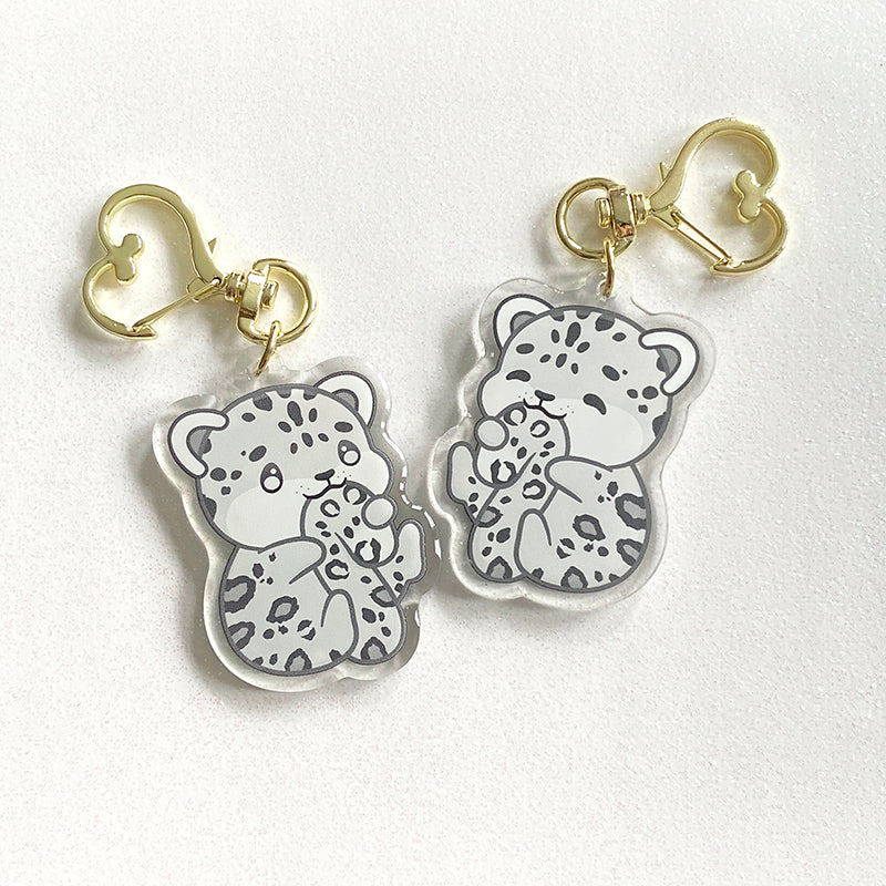Munchimals Snow Leopard Keychain – Jennifayrie